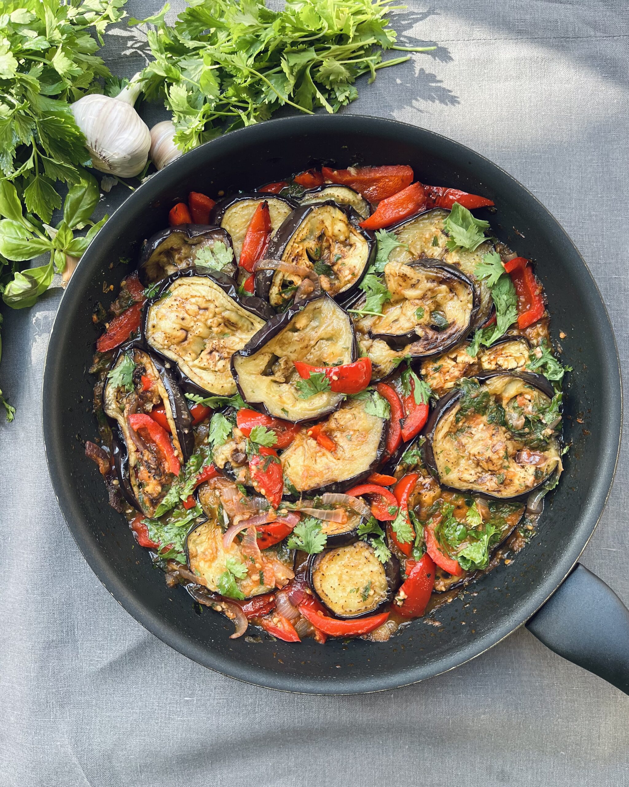 Ajapsandali (Georgian Eggplant and Bell Pepper Stew) - A Flavour Affair