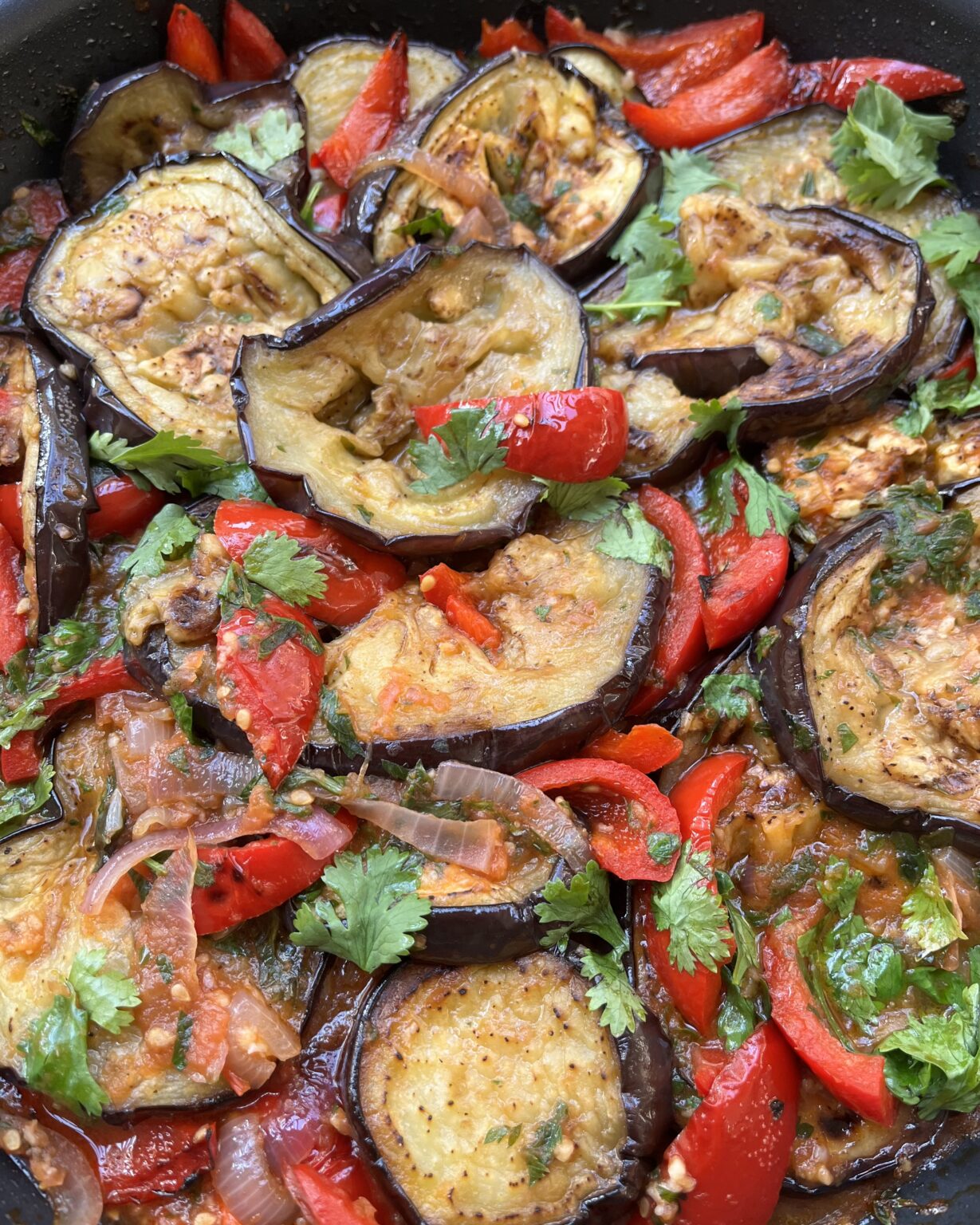 Ajapsandali (Georgian Eggplant and Bell Pepper Stew) - A Flavour Affair